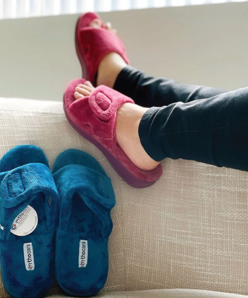 INDOOR ORTHOCARE SLIPPERS OPEN TOE - MediFeet