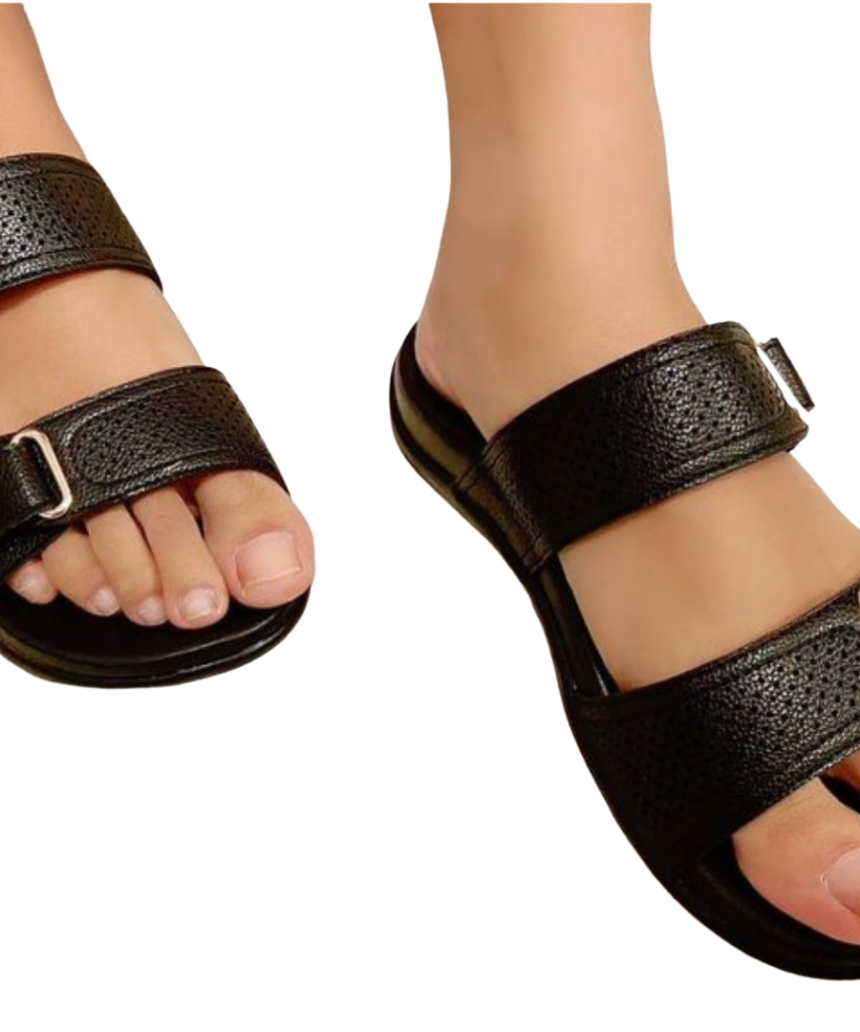 BROAD DOUBLE BAND SANDALS - MediFeet